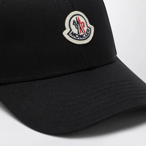 Moncler Cotton Baseball Cap With Patch