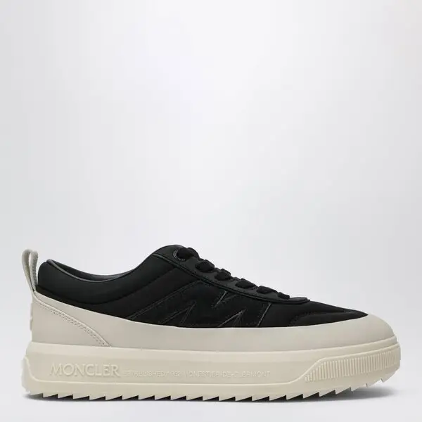 Moncler Altive Suede And Nubuck Sneakers - Black