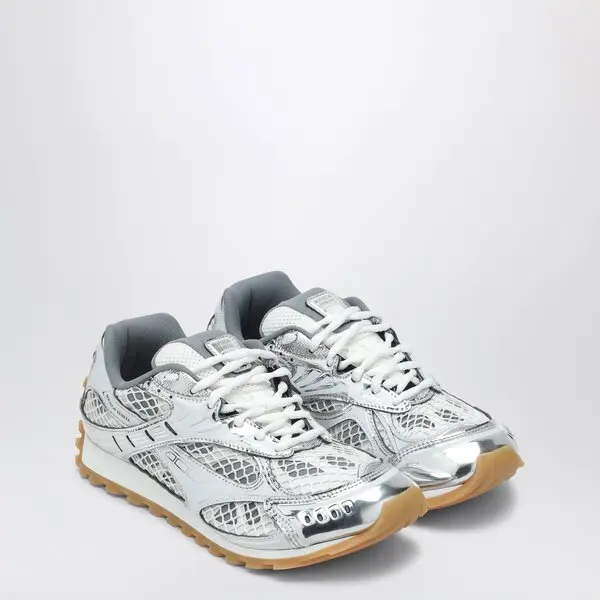 Bottega Veneta Low-top Trainers In Mesh - Grey