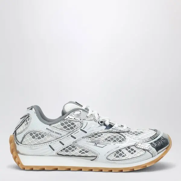 Bottega Veneta Low-top Trainers In Mesh - Grey