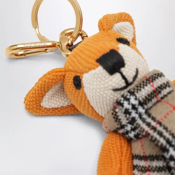 Burberry Fox Charm In Knitted Cotton