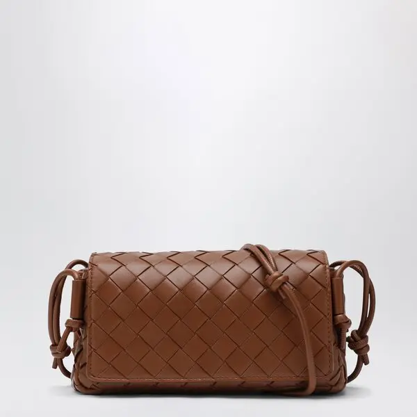Bottega Veneta Intrecciato Crossbody Bag - Beige