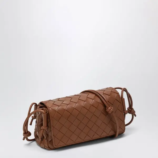 Bottega Veneta Intrecciato Crossbody Bag - Beige