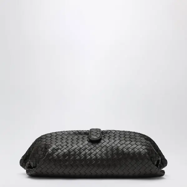 Bottega Veneta Lauren 1979 Intrecciato Lamb Leather Clutch In Espresso - Brown
