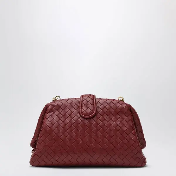 Bottega Veneta Small Lauren Clutch - Red