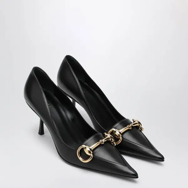 Gucci Boulevard Pumps In Glossy Leather