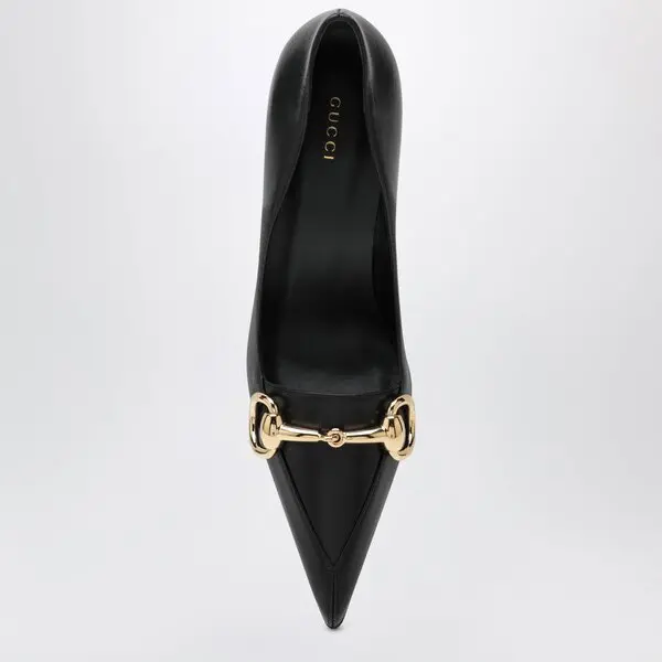 Gucci Boulevard Pumps In Glossy Leather
