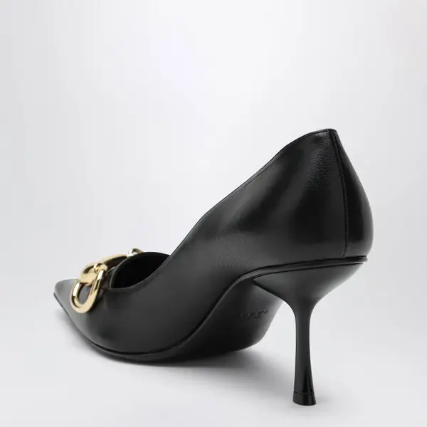 Gucci Boulevard Pumps In Glossy Leather