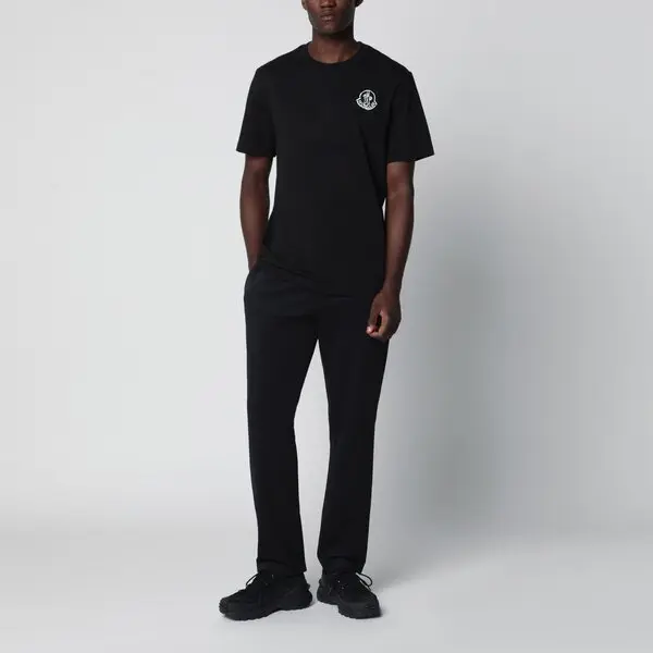 Moncler Cotton Jersey T-shirt With Logo Patch