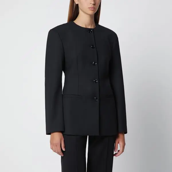 ANINE BING Huda Jacket In A Wool Blend - Black