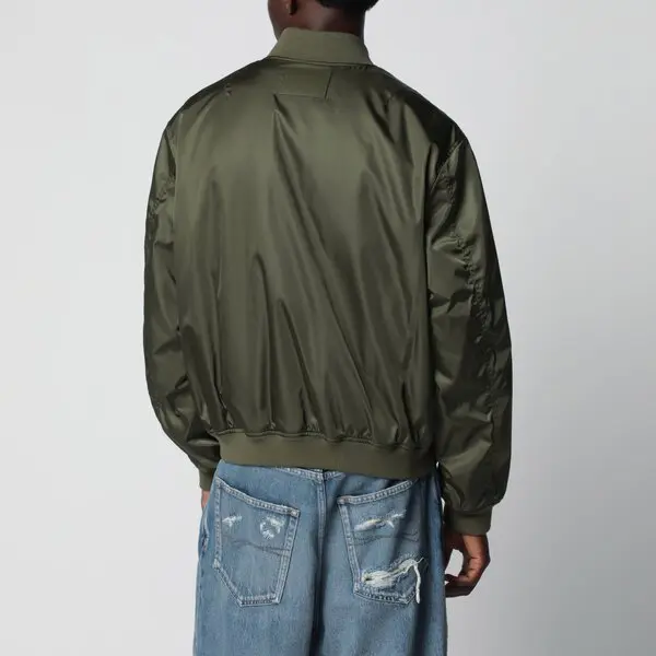 Balenciaga Khaki Nylon Zip-up Jacket