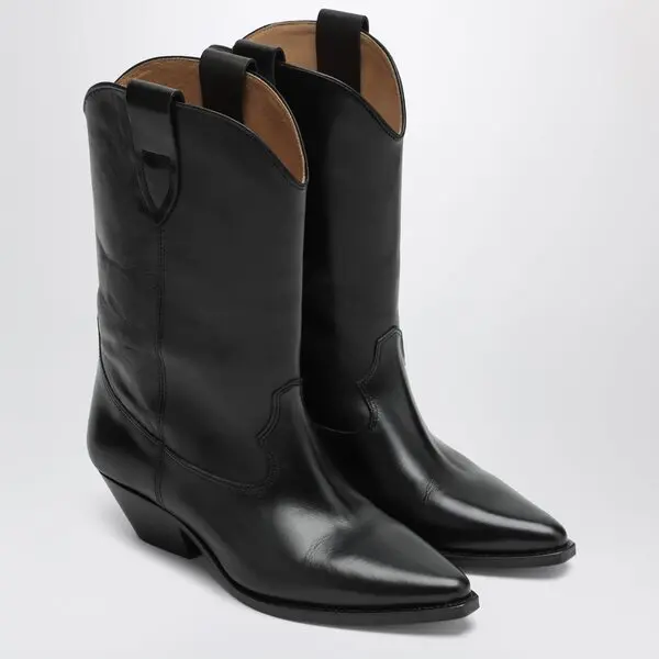 Isabel Marant Étoile Deurto Cowboy Boots In Leather
