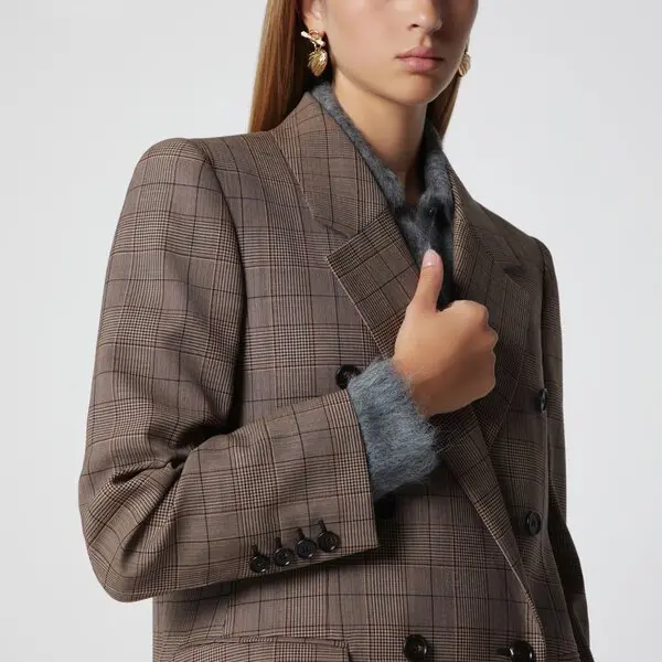 Chloé Prince Of Wales Double-breasted Jacket