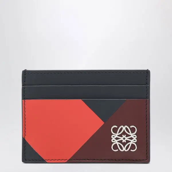 Loewe Anagram Card Holder With Multicolour Graphic Motifs - Multicolor