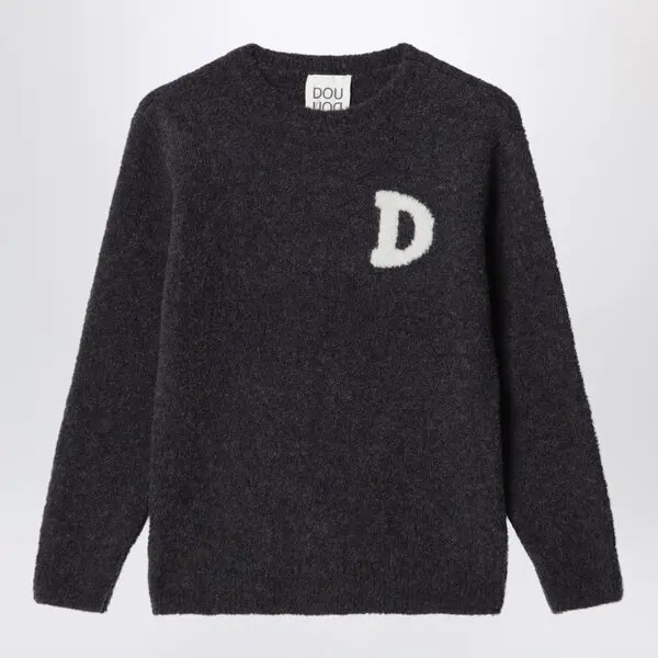 DOUUOD Ebony Bouclé Knit Sweater - Brown