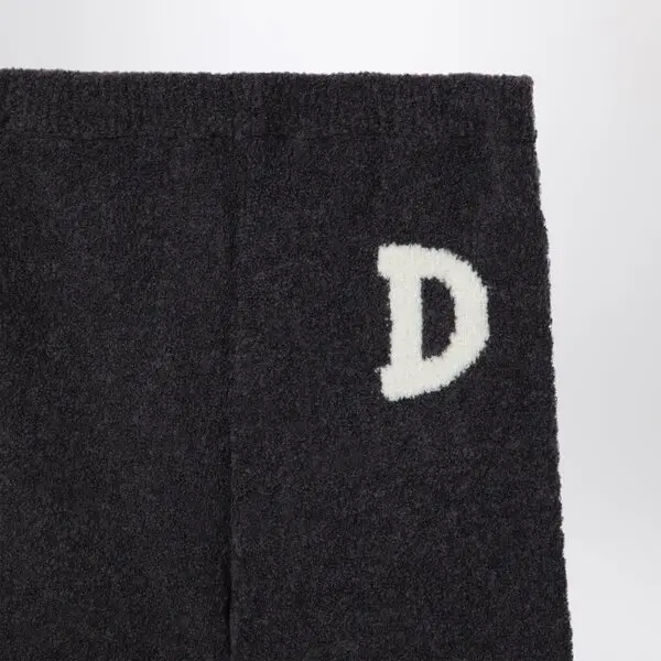 DOUUOD Ebony Bouclé Knit Trousers