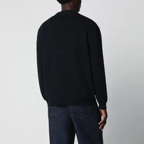 GOLDEN GOOSE Crewneck Sweater With Distressed Effect