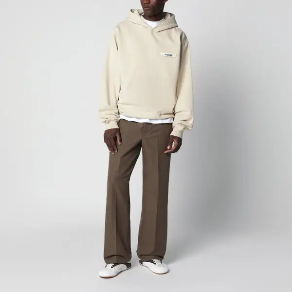 Jacquemus Hoodie With Grosgrain Logo