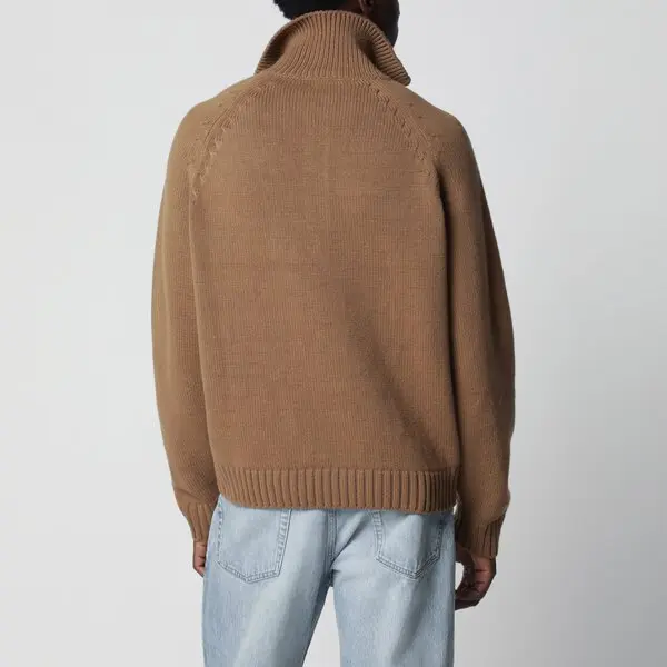 TOM FORD Half-zip Wool And Cashmere Knit Sweater