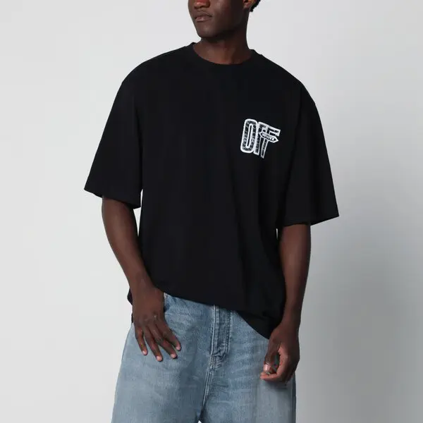 OFF-WHITE™ Motion Arrow Logo T-shirt In Cotton