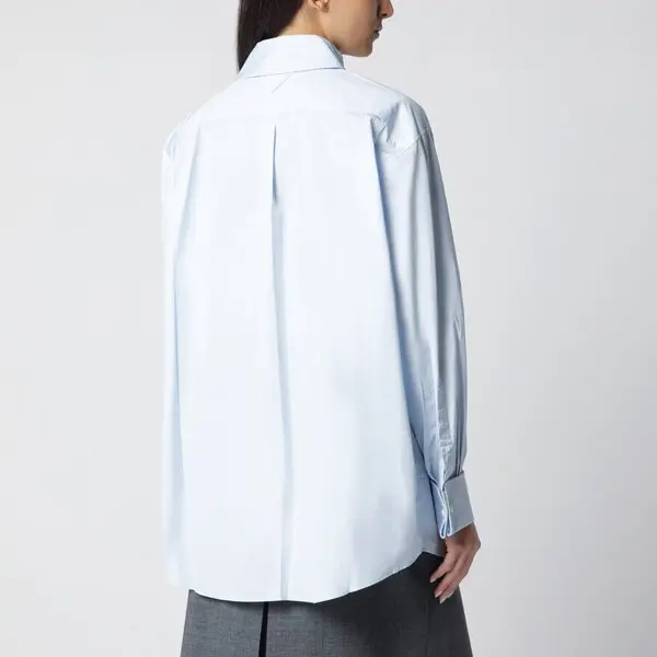 Prada Cotton Shirt With Scarf