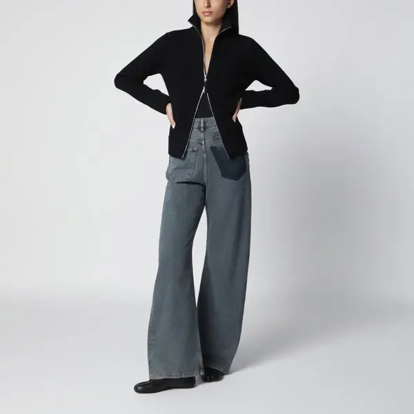 MAISON MARGIELA Wool-blend Zip Cardigan