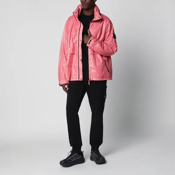 Stone Island Geranium Glossy Nylon Jacket