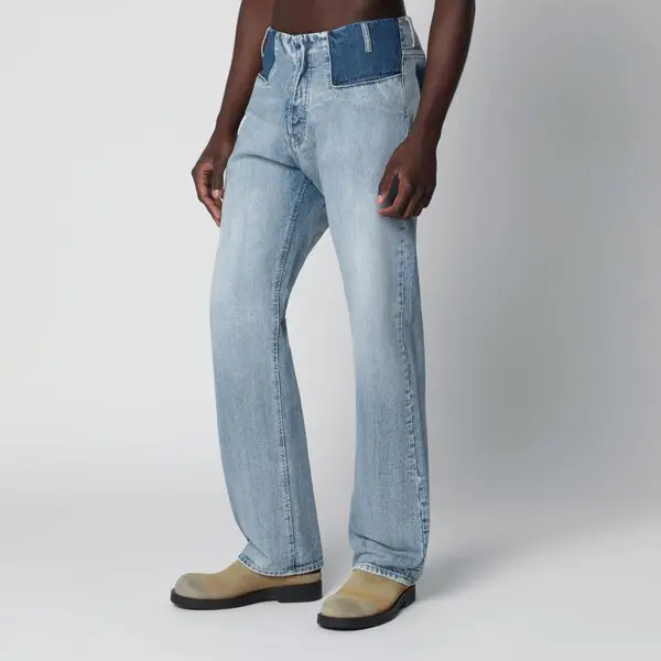 MAISON MARGIELA Patchwork Jeans In Indigo Denim