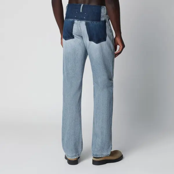 MAISON MARGIELA Patchwork Jeans In Indigo Denim