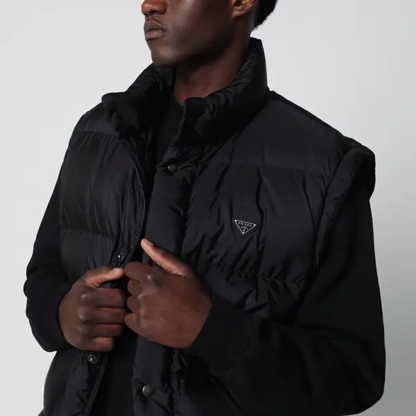 Prada Convertible Re-nylon Down Jacket