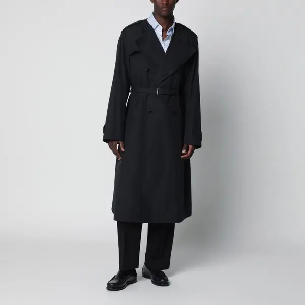 Prada Double-breasted Cotton-blend Trench Coat