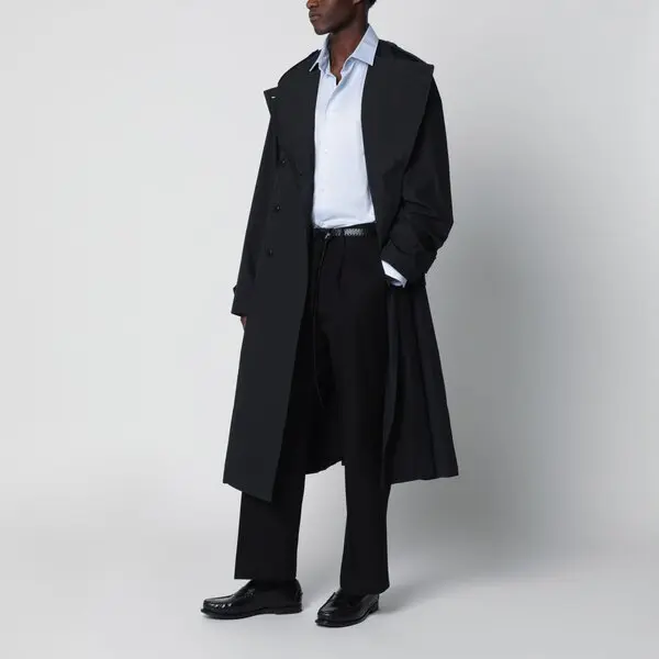 Prada Double-breasted Cotton-blend Trench Coat