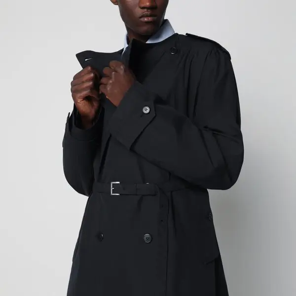 Prada Double-breasted Cotton-blend Trench Coat