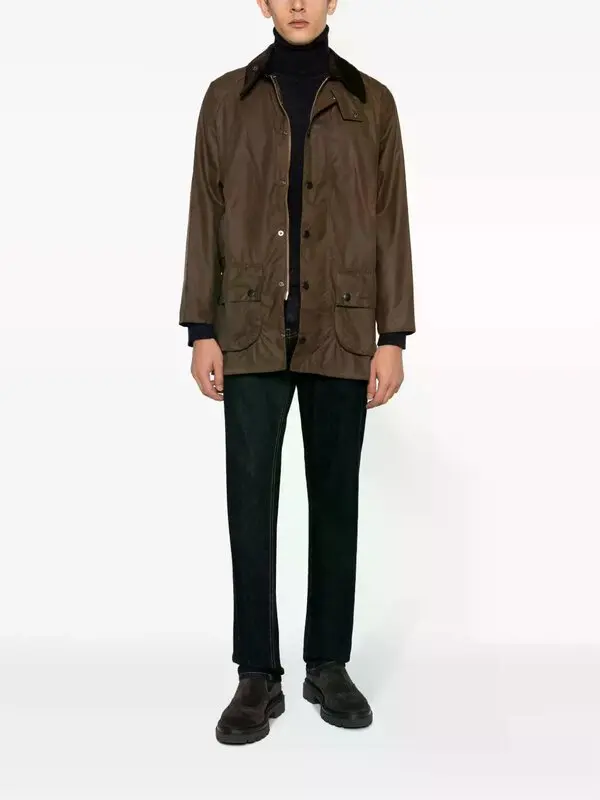 Barbour Cotton Wax-coated Jacket - Brown
