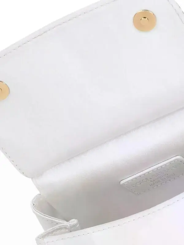 Dolce & Gabbana Mini Sicily Leather Shoulder Bag