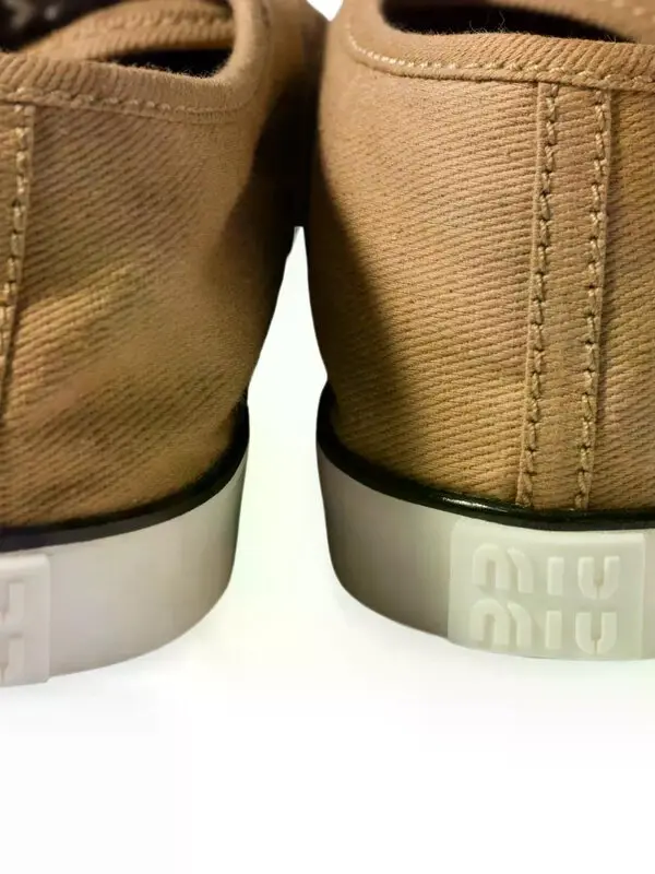 Miu Miu Logo-embroidered Sneakers