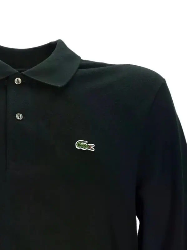 Lacoste Long-sleeve Logo-patch Polo Shirt