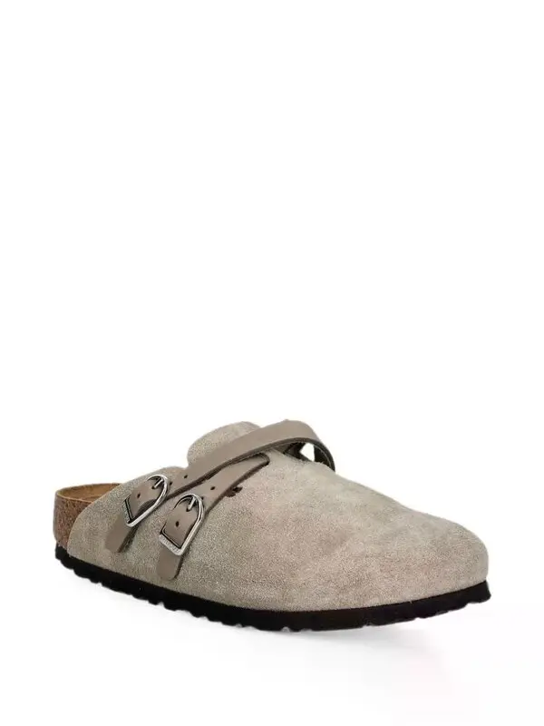 BIRKENSTOCK Suede Crossover Strap Sandals