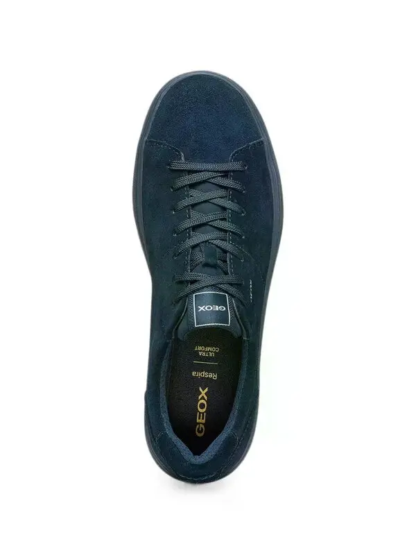 Geox Suede Lace-up Sneakers - Blue