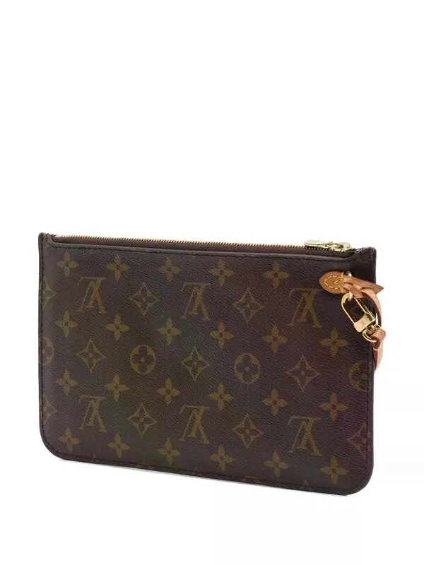 LOUIS VUITTON 2019 Monogram Neverfull Mm Pouch Clutch Bag