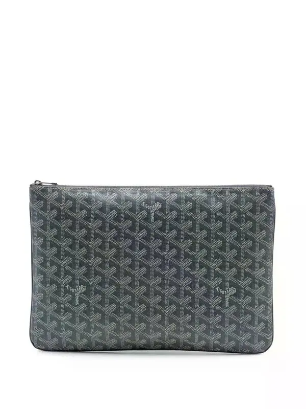 Goyard 2018 Goyardine Senat Mm Clutch Bag - Grey