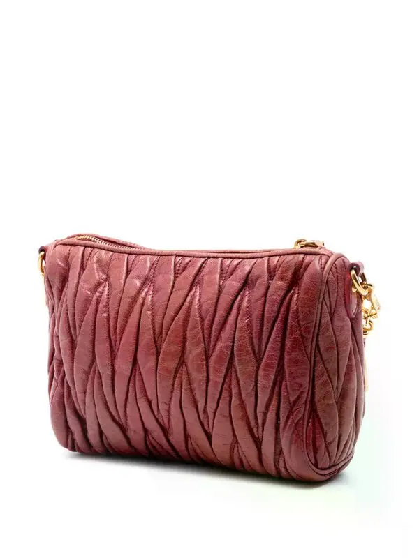 Miu Miu Matelasse Leather Shoulder Bag