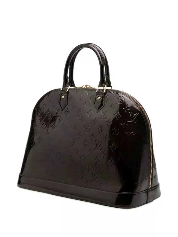 LOUIS VUITTON Monogram Vernis Alma Gm Handbag - Purple