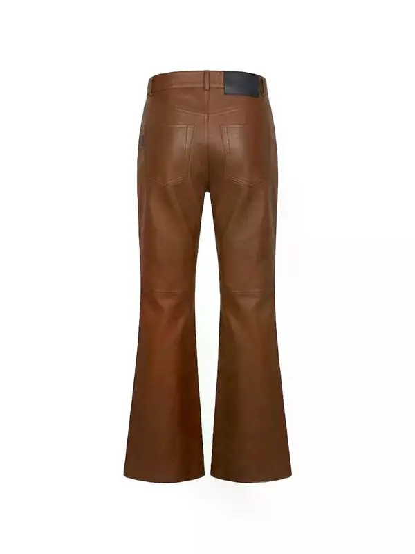 HAIKURE Flora Leather Trousers - Brown