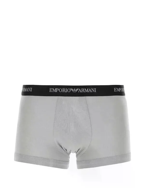 Emporio Armani Logo Band Boxers - Black
