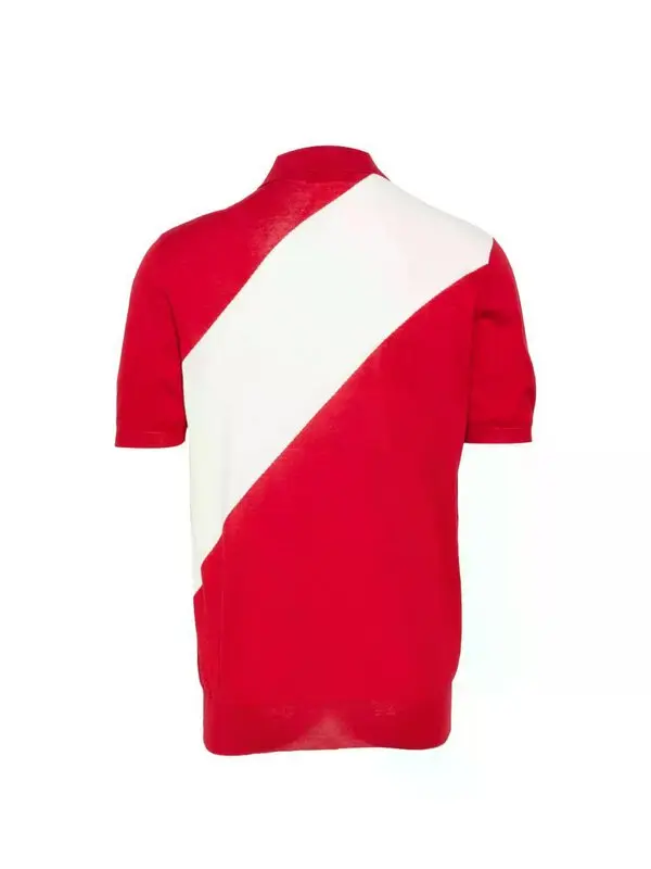 Bally Colour-block Knitted Polo