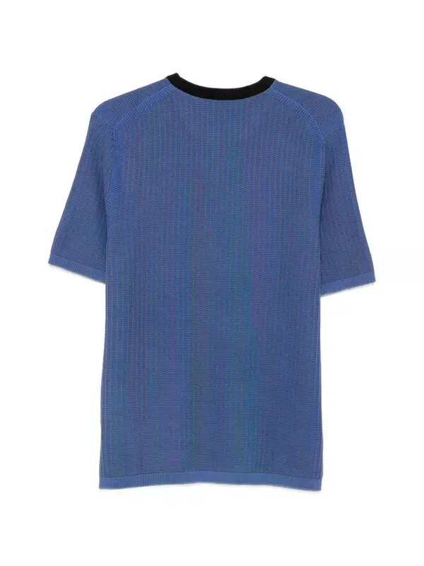 Paul Smith Ribbed-knit Cotton T-shirt