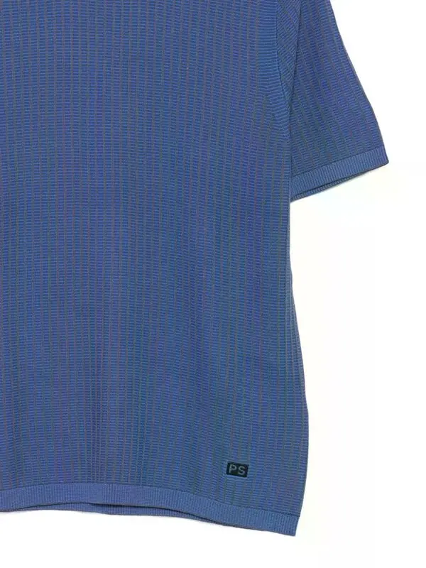 Paul Smith Ribbed-knit Cotton T-shirt