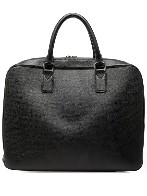 LOUIS VUITTON 2011 Taiga Neo Igor Briefcase Business Bag - Black