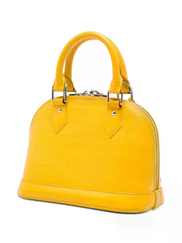 LOUIS VUITTON 2013 Epi Alma Bb Satchel - Yellow